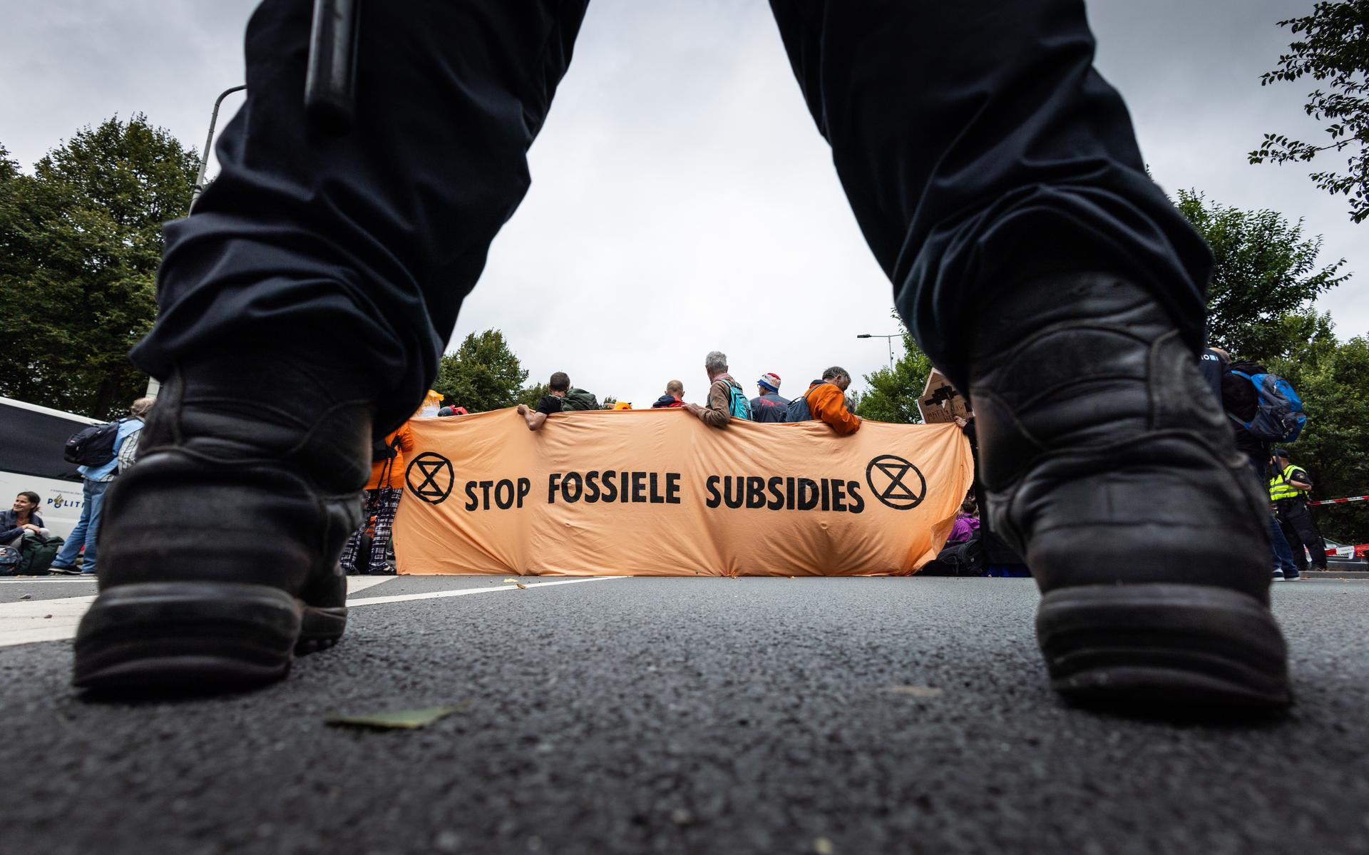 Extinction Rebellion liet zich wel erg makkelijk van de snelweg praten ...